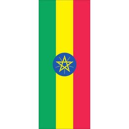 flaggenmeer Flagge Flagge Äthiopien 110 g/m² Hochformat