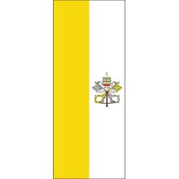 flaggenmeer Flagge Flagge Vatikan 110 g/m² Hochformat