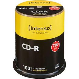 100 Intenso CD-R 700 MB