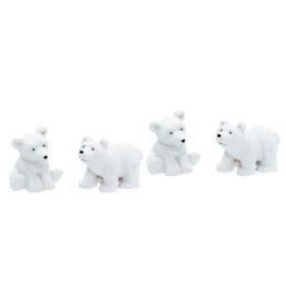 buttinette Dekofiguren "Eisbären", 4 Stück