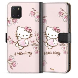 DeinDesign Handyhülle Hello Kitty Fanartikel Hanami Hello Kitty - Magnolia, Samsung Galaxy Note 10 lite Hülle Handy Flip Case Wallet Cover, schwarz
