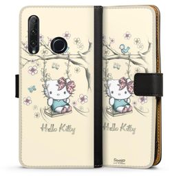 DeinDesign Handyhülle Hello Kitty Fanartikel Offizielles Lizenzprodukt Hello Kitty Natur, Huawei Honor 20 Lite Hülle Handy Flip Case Wallet Cover