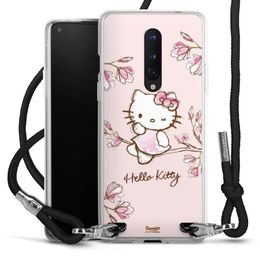 DeinDesign Handyhülle Hello Kitty Fanartikel Hanami Hello Kitty - Magnolia, OnePlus 8 Handykette Hülle mit Band Case zum Umhängen Cover mit Kette