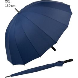 iX-brella Langregenschirm leichter Fiberglas Golf-Partnerschirm XXL 16teilig