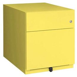 Bisley Note Rollcontainer gelb 2 Auszüge 42,0 x 56,5 x 49,5 cm