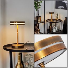 hofstein Huallilemu Tischleuchte LED Altmessing, 1-flammig