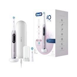 Braun Oral-B iO Series 9N, Elektrische Zahnbürste rosa/weiß, Rose Quartz Stufen: 7 Stufen Timer: 2-Minuten-Timer (4-mal 30 Sekunden, anpassbar über die App) Ausstattung: Andruckkontrolle, Bluetooth