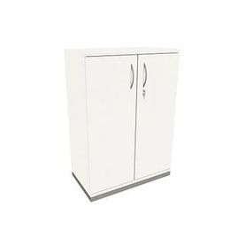 FM Aktenschrank Sidney, 4260429763528 weiß 2 Fachböden 80,0 x 44,2 x 113,3 cm