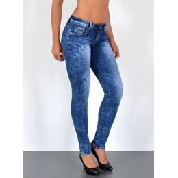 ESRA Skinny-fit-Jeans S500 High Waist Skinny Jeans Damen