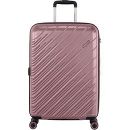 American Tourister® Hartschalen-Trolley Speedstar, 67 cm, 4 Rollen, mit Volumenerweiterung, rosa