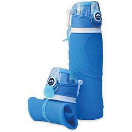 Maunawai Trinkflasche Maunawai® Outdoor Wasserfilter Trinkflasche 0,01μ - 750 ml, blau