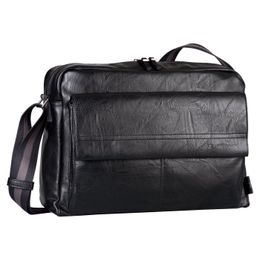 Tom Tailor Messenger Bag KANSAS Messenger bag, mit Laptopfach, schwarz