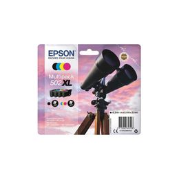 Epson 502XL Multipack - 4 pakker - XL - sort gul cyan magenta - original - blækpatron - Tintenpatrone Cyan