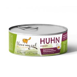 Katzenfutter Nass mit Huhn von I love my cat