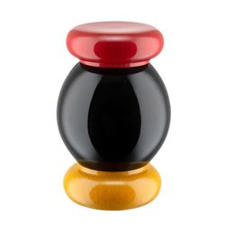 Alessi - Alessi100 ES18 Gewürzmühle - rot, gelb, schwarz/H x Ø 11x7cm