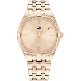 Quarzuhr Tommy Hilfiger "CLASSIC, 1782551" Armbanduhren rosegold (roségoldfarben) Damen Quarzuhren