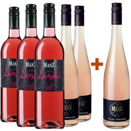 Manz Wein Manz 2021 5+1 Paket "Lustspiel" & "EMotion" Rosé trocken
