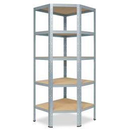 shelfplaza Eckregal HOME, 200x90x60cm verzinkt