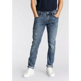 Tom Tailor Denim Straight-Jeans, blau