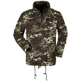 Black Premium by EMP Army Field Jacket Winterjacke darkcamo in L