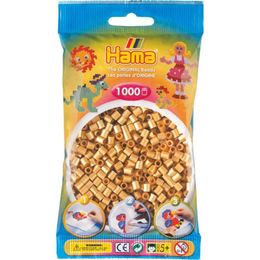 Hama® Bügelperlen Midi - Gold 1000 Perlen.