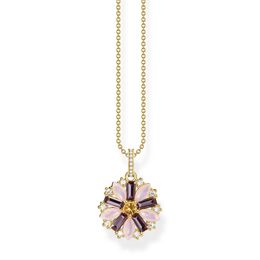 Thomas Sabo Kette Blume gold