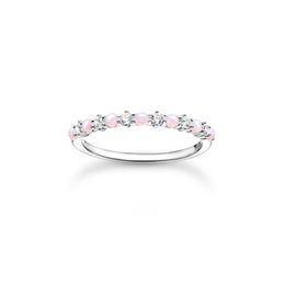 Thomas Sabo Ring rosa und weiße Steine