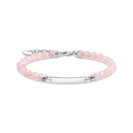 Thomas Sabo Armband rosa Perlen silber
