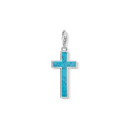 Thomas Sabo Charm-Anhänger Türkises Kreuz