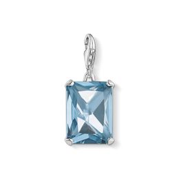 Thomas Sabo Charm-Anhänger Großer Stein blau