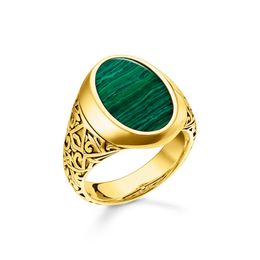 Thomas Sabo Ring grün-gold