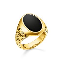 Thomas Sabo Ring schwarz-gold