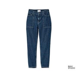 Tchibo NAH/STUDIO Mom-Jeans | recycelte Baumwolle - Blau - Gr.: 28