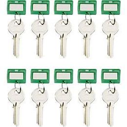 format Schlüsselanhänger, 10 Stück, grün
