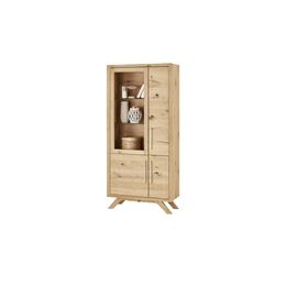 Gray & Jones Vitrine Cap Ferrat One ¦ holzfarben ¦ Maße (cm): B: 94 H: 205 T: 43.0 » Höffner