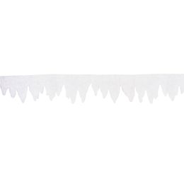 buttinette Eiszapfengirlande, 13 cm hoch, 1 m lang