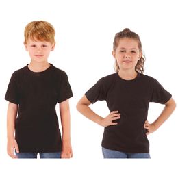 buttinette Shirt für Kinder, schwarz