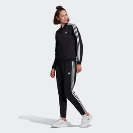 Adidas Große Größen: Trainingsanzug, schwarz-weiß, Gr.XL