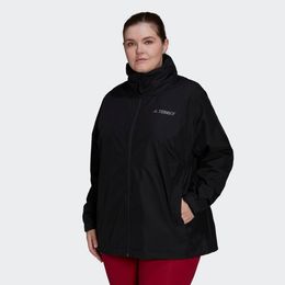 adidas terrex Große Größen: Outdoorjacke, schwarz, Gr.56/58