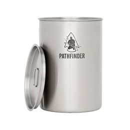 Edelstahl Becher mit Deckel 1.4 Liter