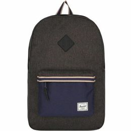 HERSCHEL Heritage Rucksack 47 cm Laptopfach black crosshatch/peacoat