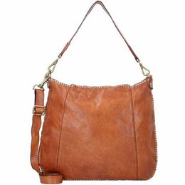 Campomaggi Schultertasche Leder 38 cm cognac