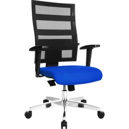 Bürostuhl Topstar "X-Pander" Stühle schwarz (schwarz, blau) Drehstühle