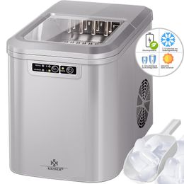 Kesser&reg; Eisw&uuml;rfelbereiter Eisw&uuml;rfelmaschine Edelstahl Ice Maker 12 in 24h Zubereitung in 7 min 2,2 Liter Wassertank 2 Eisw&uuml;rfel-Gr&ouml;&szlig;en LED-Display Selbstreinigungsfunktion mit Zubeh&ouml;r
