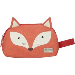 Samsonite Kulturbeutel Happy Sammies, Fox William, Kinderkosmetiktasche Reisekosmetiktasche Beauty-Bag, orange