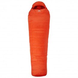 Mountain Equipment - Xeros - Daunenschlafsack Gr Long - Body Size: 200 cm Zip: Left Orange