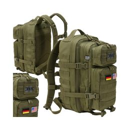 BWuM Trekkingrucksack BWuM US Assault Pack Cooper Rucksack + Patch & Flaggen