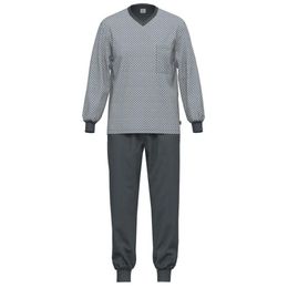 Ammann Schlafanzug Herren Pyjama (2 tlg) Baumwolle