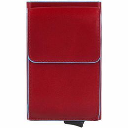 Piquadro Blue Square Kreditkartenetui Leder 6 cm red