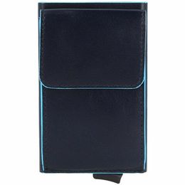 Piquadro Blue Square Kreditkartenetui Leder 6 cm night blue